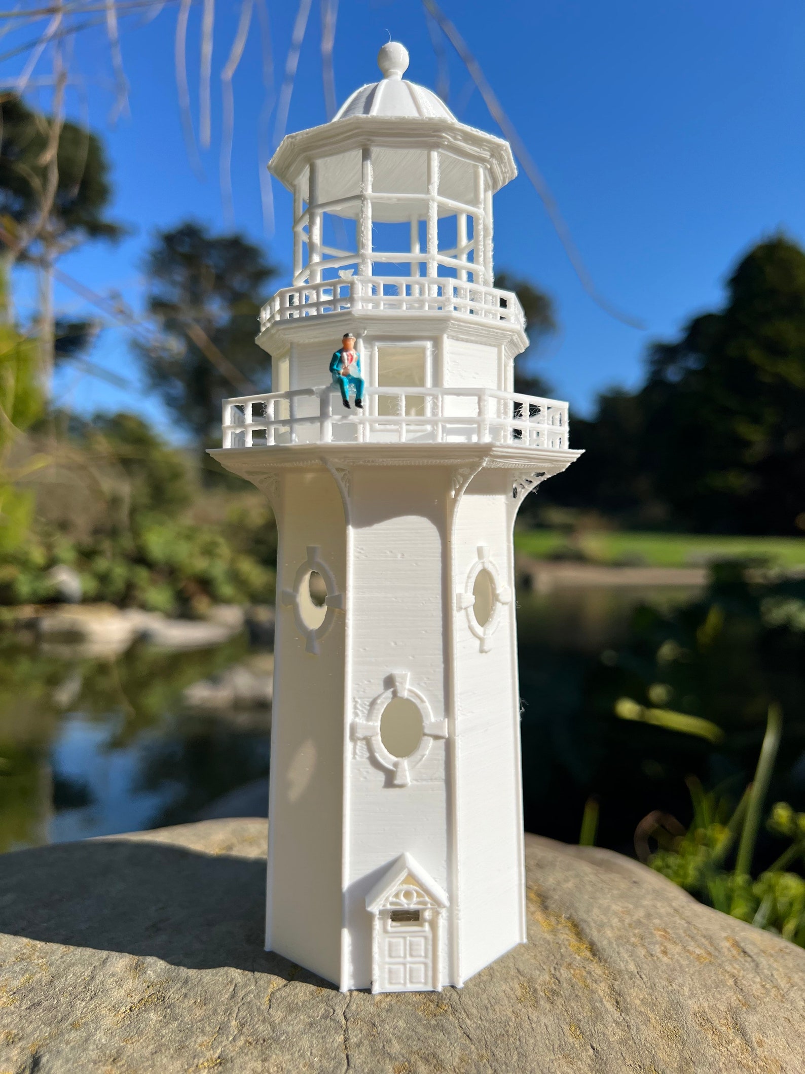 Miniature Victorian 10 Lighthouse Tower N Scale 1:160 White - Etsy