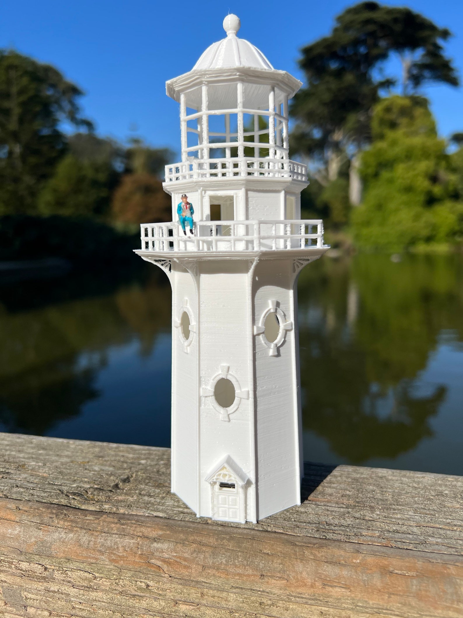 Miniature Victorian 10 Lighthouse Tower N Scale 1:160 White - Etsy