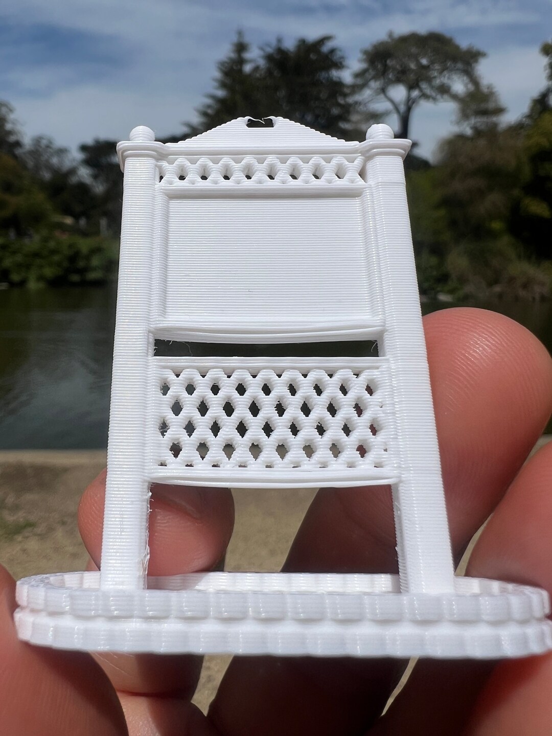 Miniature White Ho-scale Stars Town Sign Victorian Built Assembled - Etsy