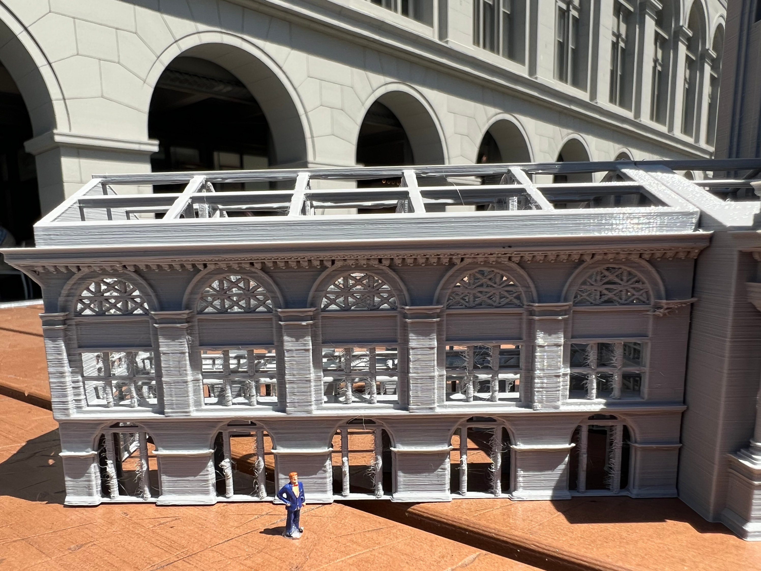 Miniature Ferry/train Station & Clock Tower N (1/160) Scale for Train ...