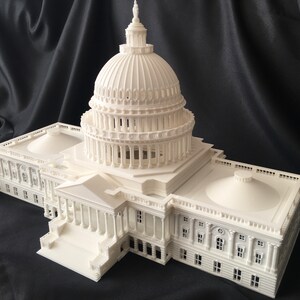 Miniature Washington DC Collection #1 Capitol Hill Dome Building HO ...