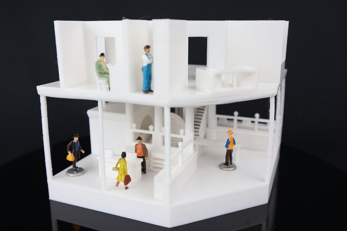 Gold Rush Bay Ho-scale APG Bank Classical Beaux-arts Built - Etsy