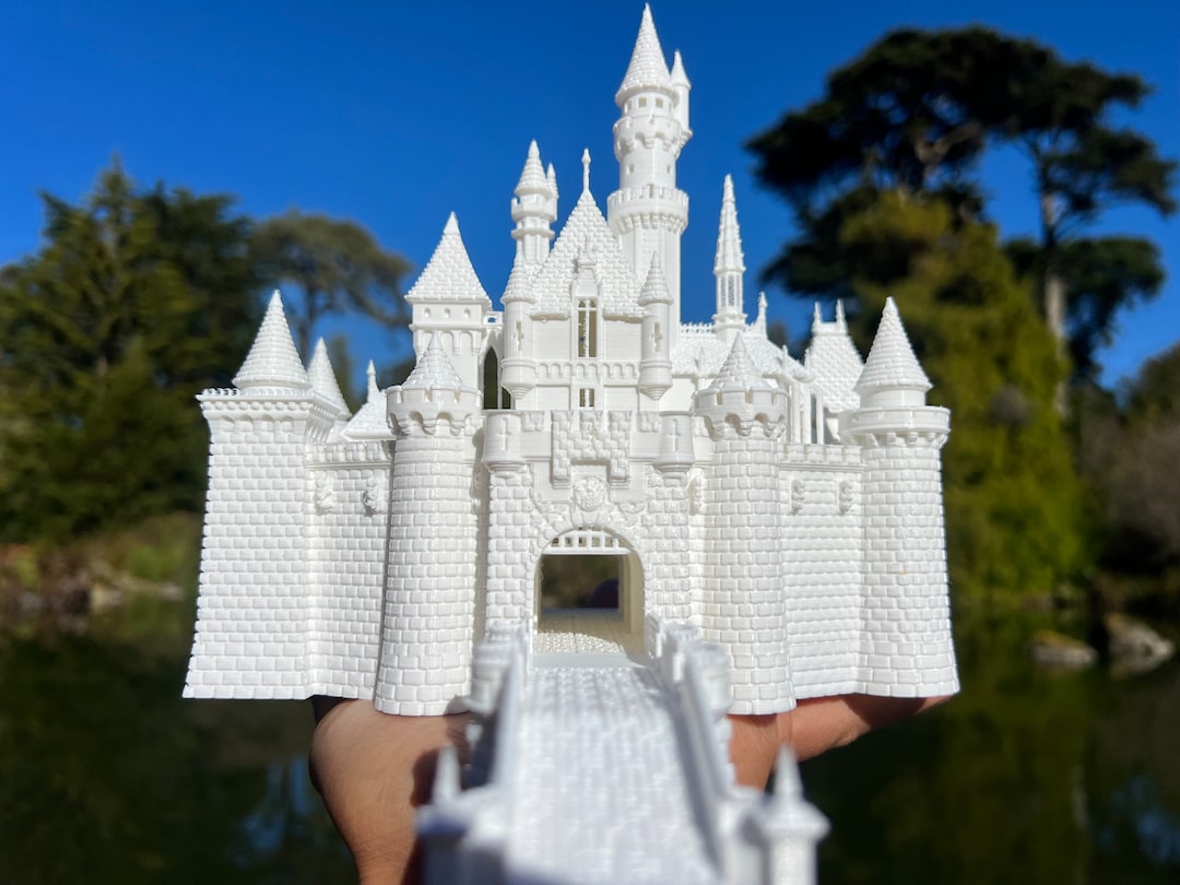 Miniature Neuschwanstein Sleeping Castle Miniature 40 White N-scale ...