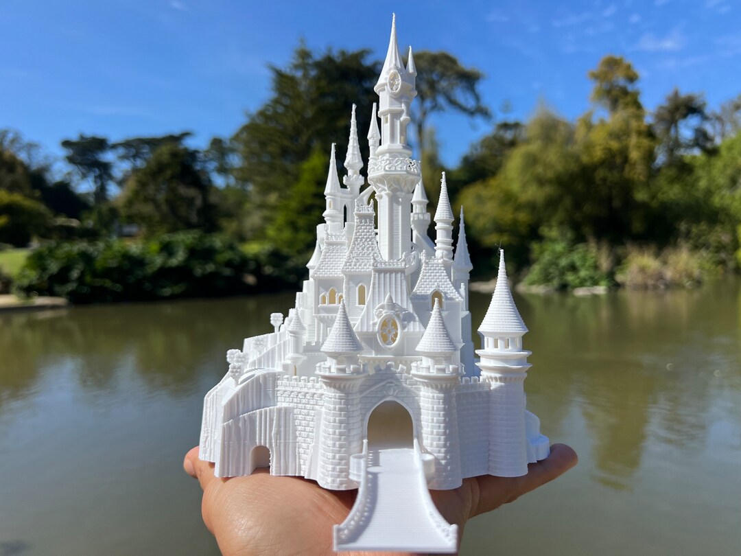 Miniature White N-scale Paris Castle Built Assembled Fantasy #11 - Etsy