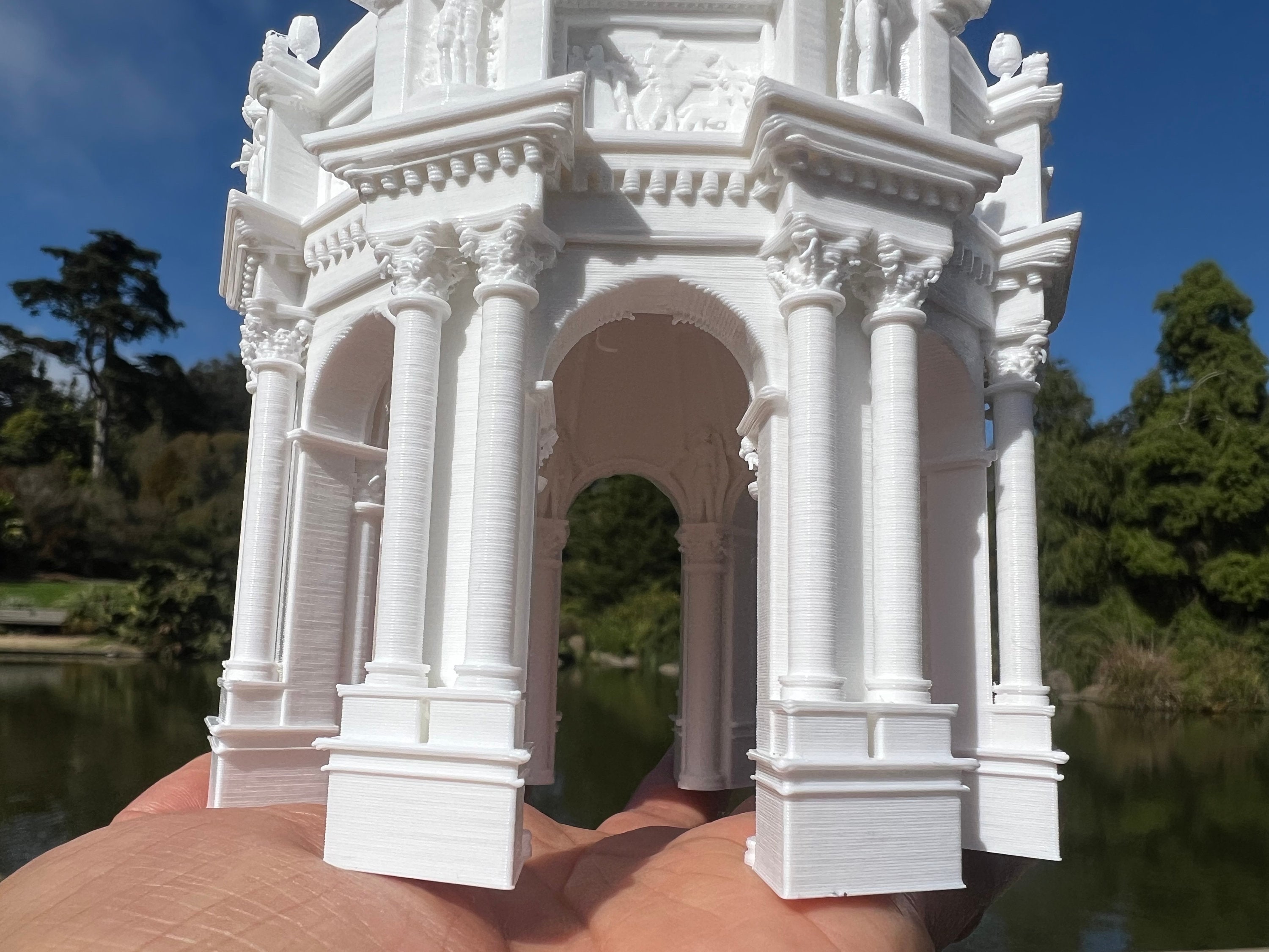 Miniature Scale Model San Francisco Palace of Fine Arts (n-scale) - Etsy