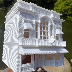 Miniature Ho-scale Victorian Main Street Castle Bookstore Shop 1:87 - Etsy