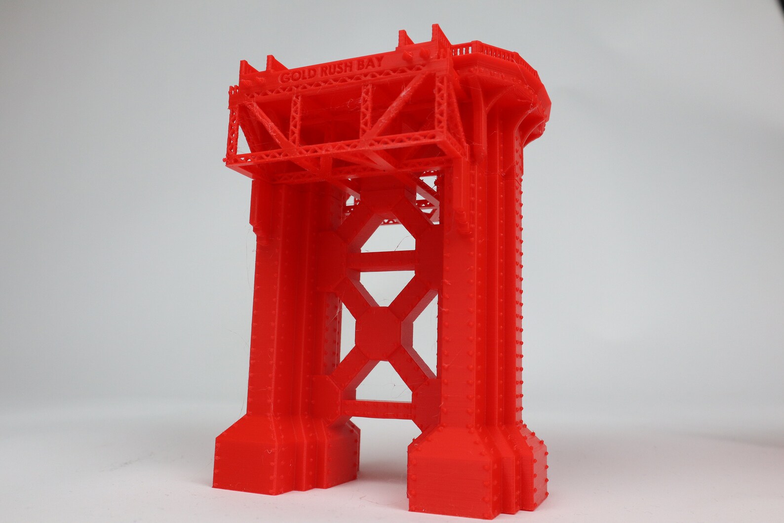 Miniature Scale Model San Francisco Golden Gate Bridge (n-scale Figures ...