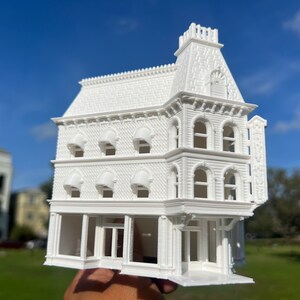 Miniature Ho-scale Victorian Main Street Market House Coffee Shop 1:87 ...