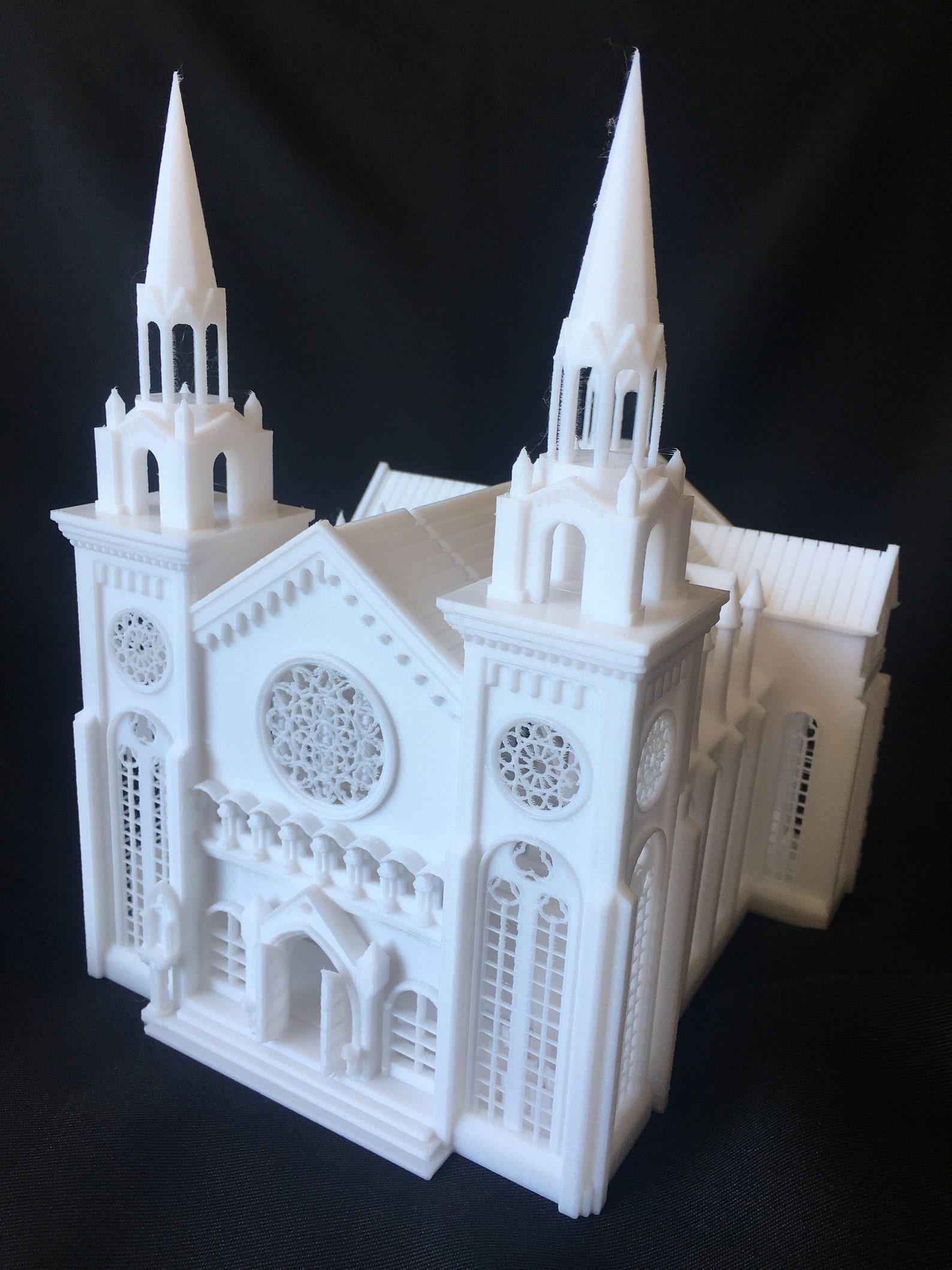 Miniature Gothic White Church/cathedral 1:87 Scale - Etsy