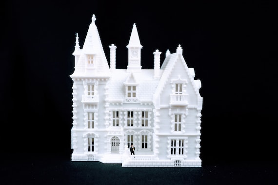 Small Miniature N-scale Miniature crystal Manor - Etsy