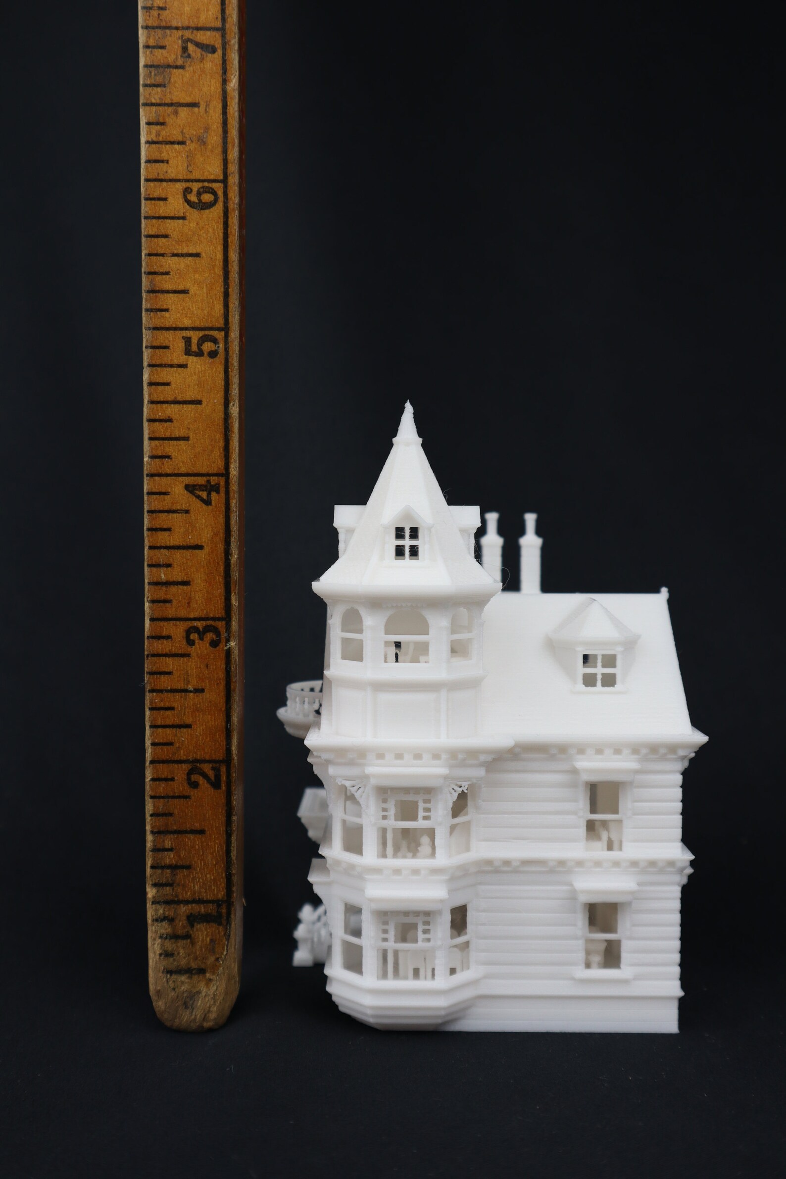 Small Miniature N-scale Queen Anne Victorian House Model - Etsy