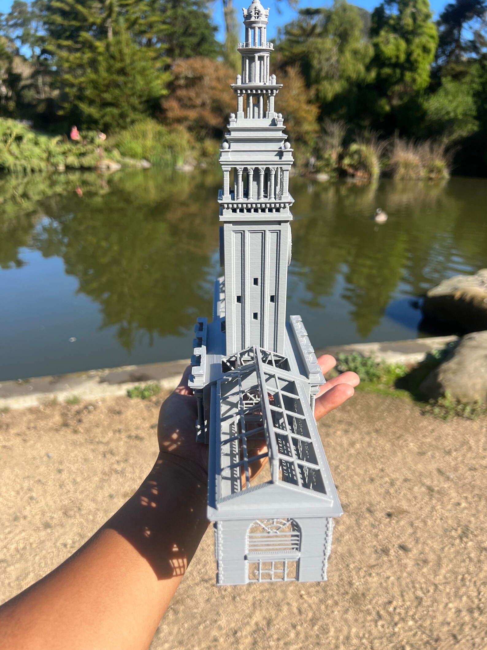 Miniature SF Ferry/train Station & Clock Tower N (1/160) Scale for ...