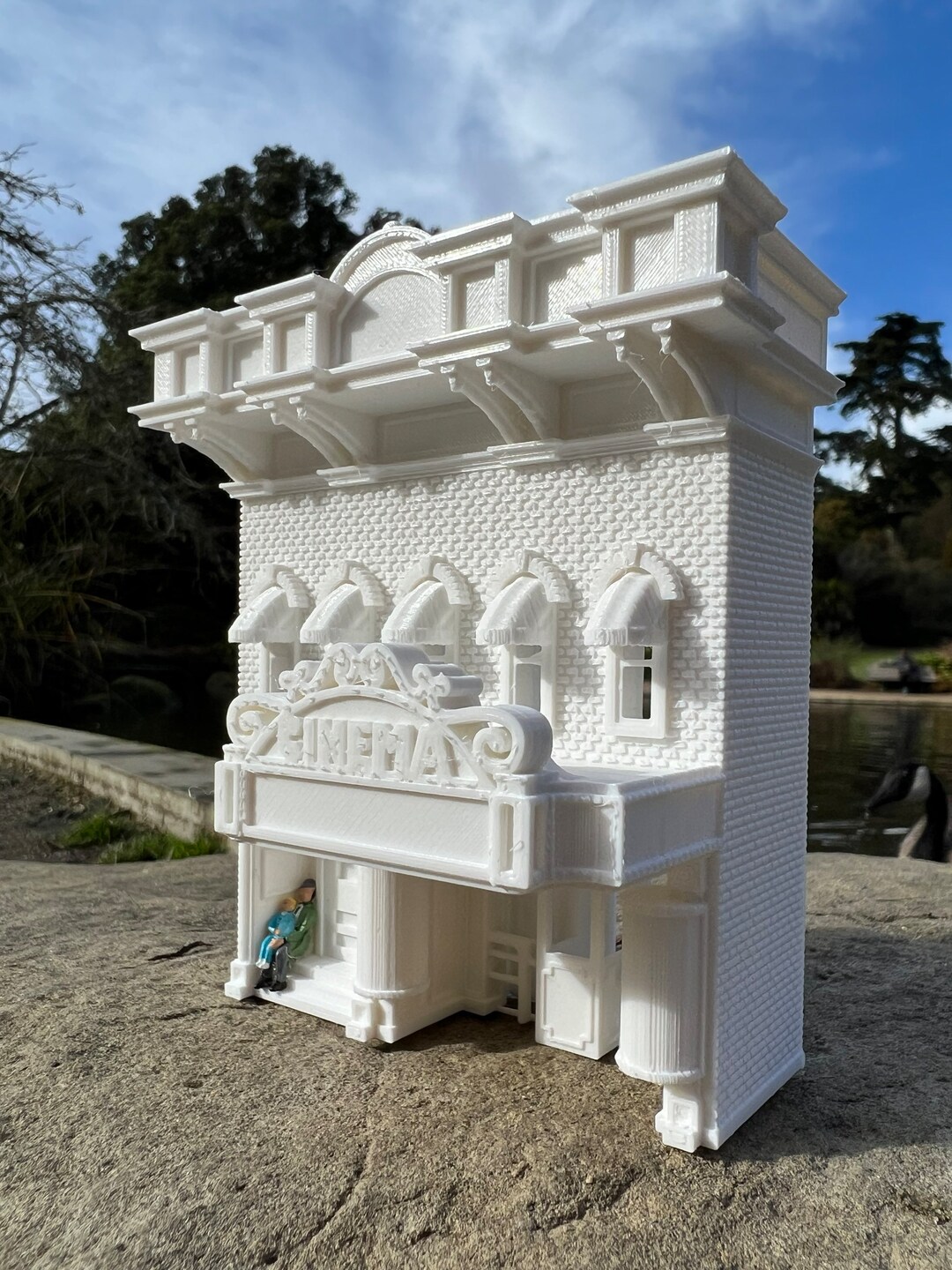 Goldrushbay Ho-scale Victorian Main Street Cinema House Facade ...