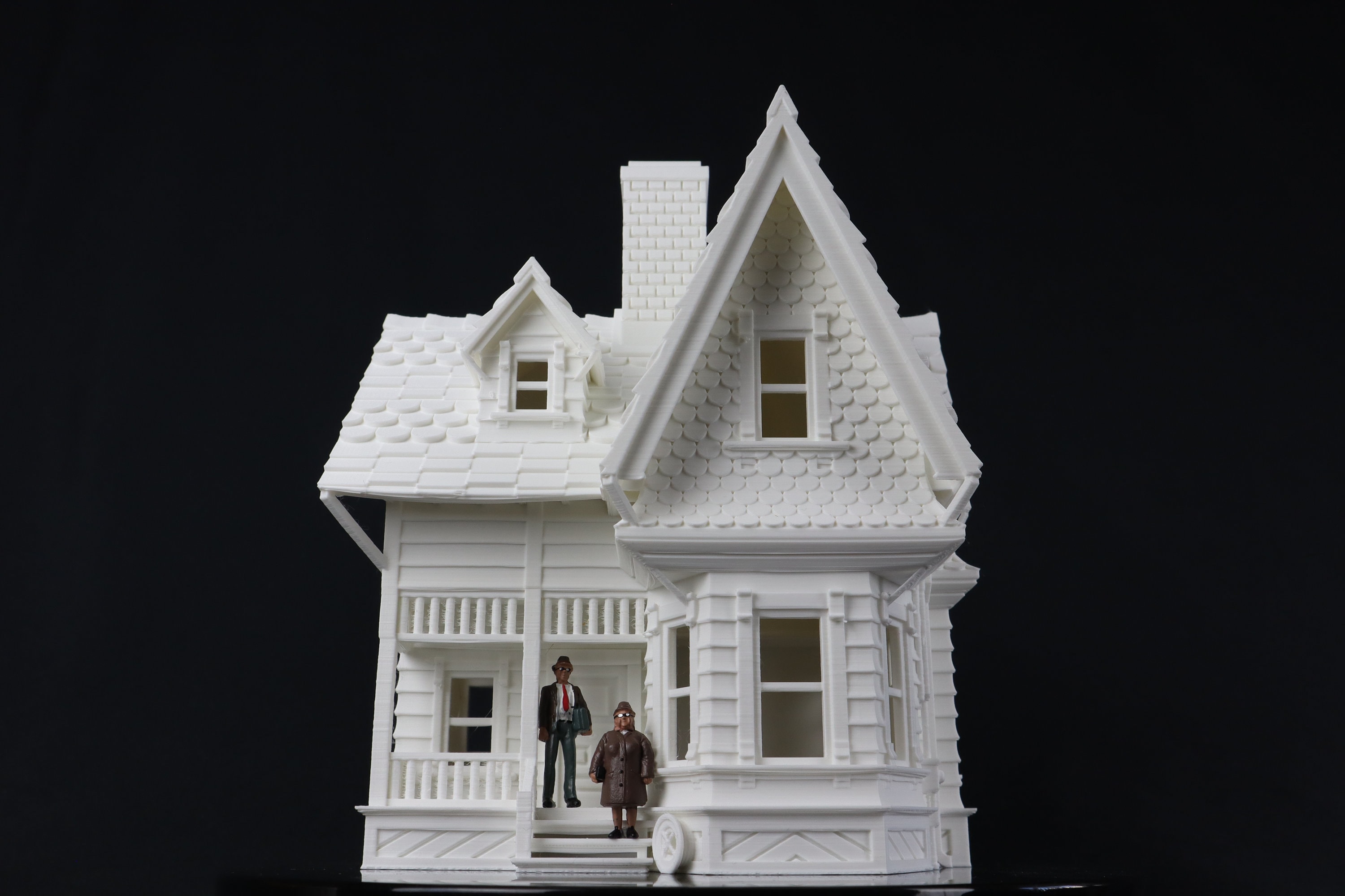 LARGE Carl's Victorian House O-scale 1:48 Shell (figures Not Included ...