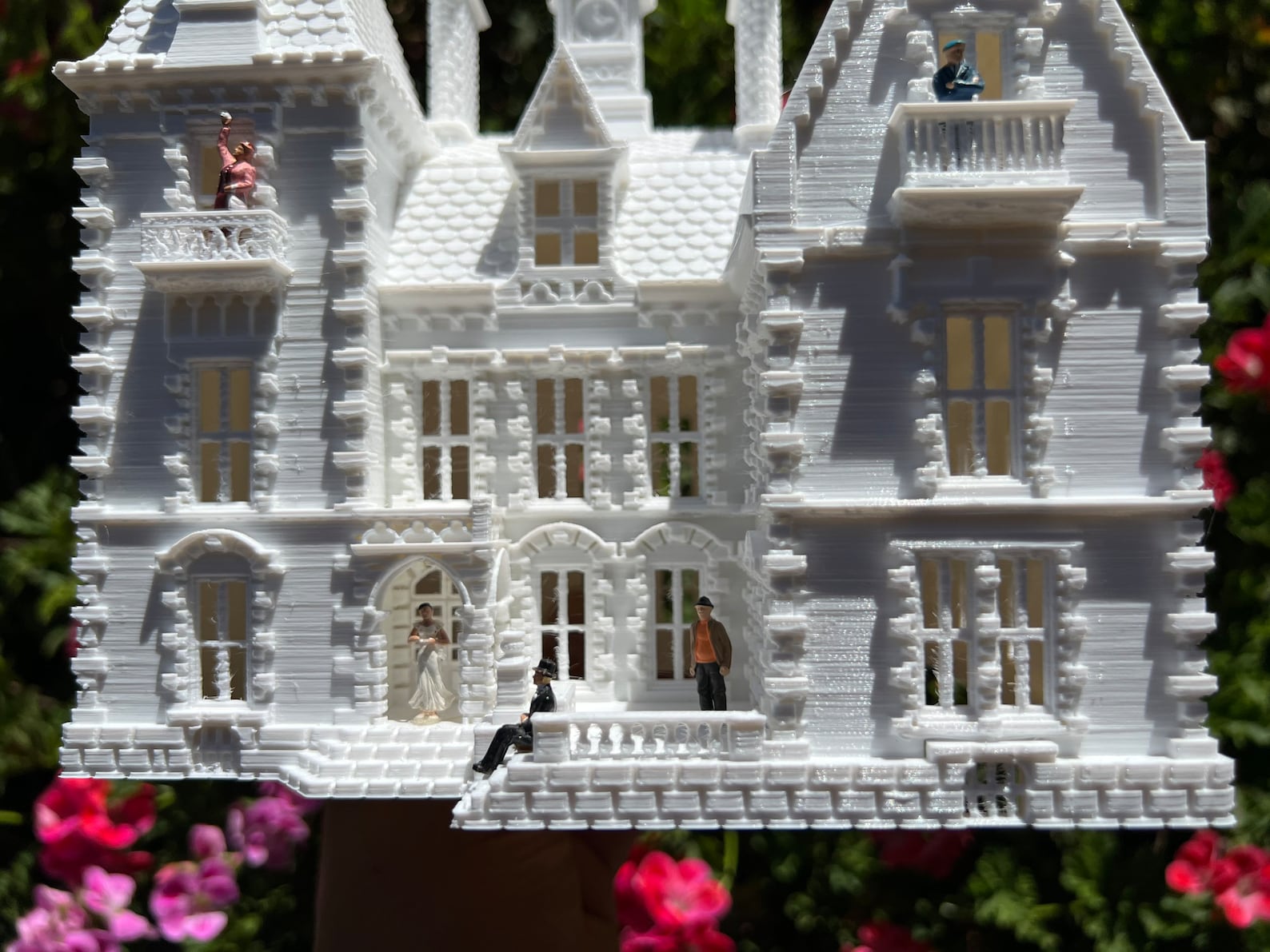 Gold Rush Bay Miniature "crystal Manor" French Mansion 1:87 (HO Scale ...