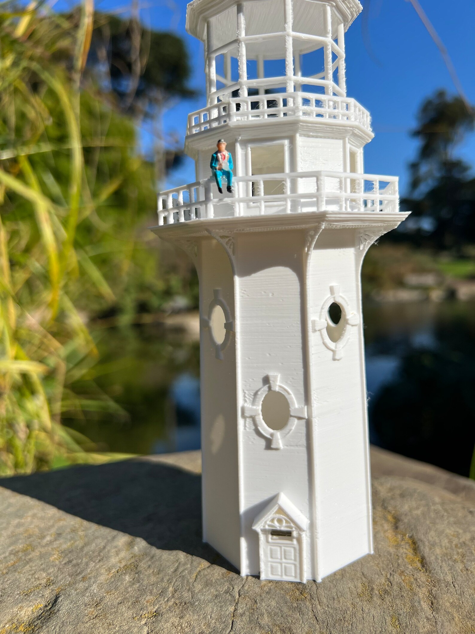 Miniature Victorian 10 Lighthouse Tower HO Scale 1:87 White - Etsy