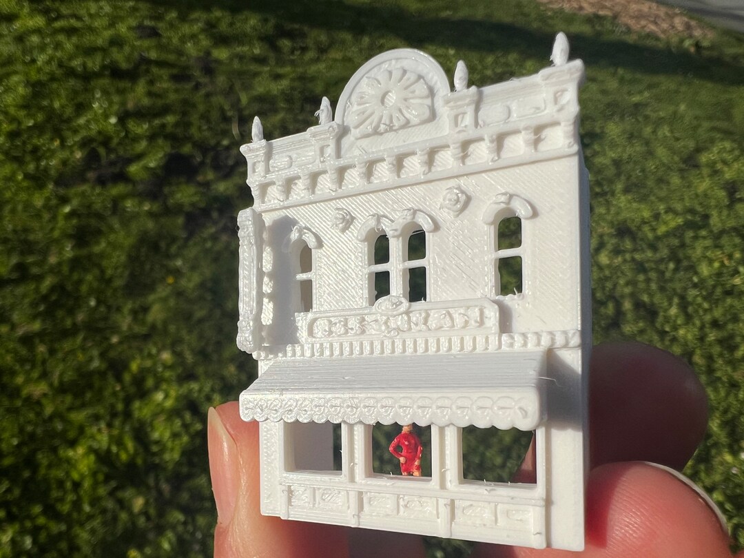Miniature N-scale Victorian Main Street Ice Cream Parlor - Etsy