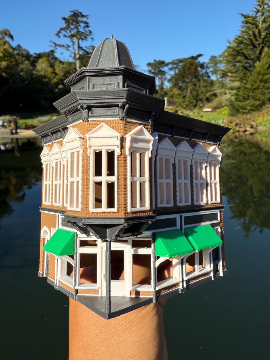 Miniature COLOR Ho-scale Stars Hollow Doose’s Corner Market Victorian ...