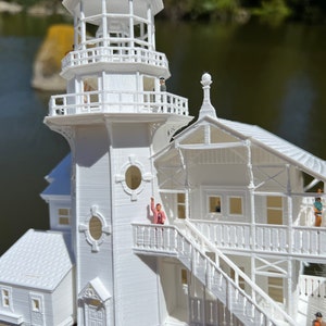 Miniature Victorian #10 Lighthouse Train Layout HO Scale - Etsy