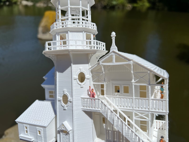 Miniature Victorian 10 Lighthouse Train Layout HO Scale - Etsy