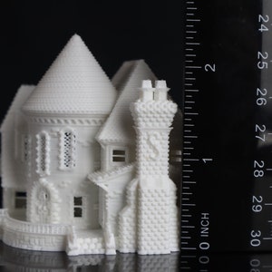 Small Tudor Style "castle House" White N-scale 1:160 by Gold Rush Bay ...