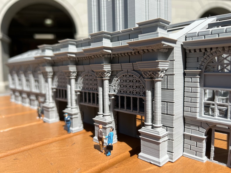 Miniature Ferry/train Station Building Clock Tower HO 1/87 - Etsy