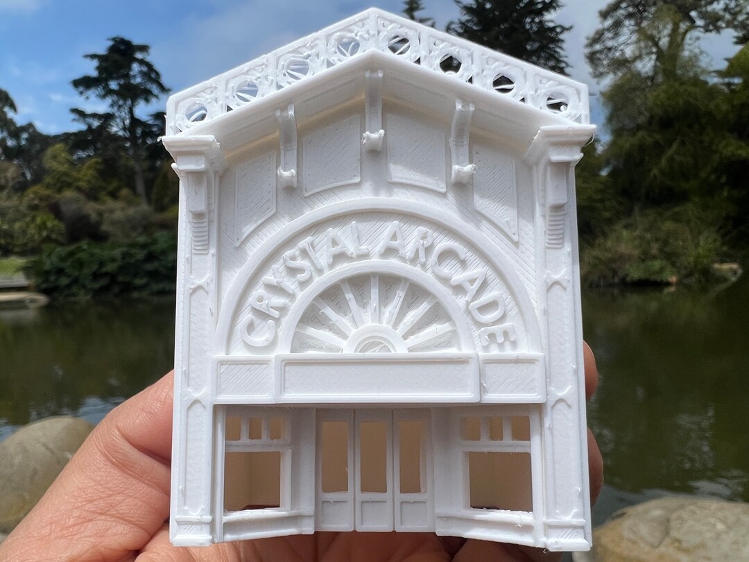 Goldrushbay N-scale Victorian Main Street Crystal Arcade Facade ...