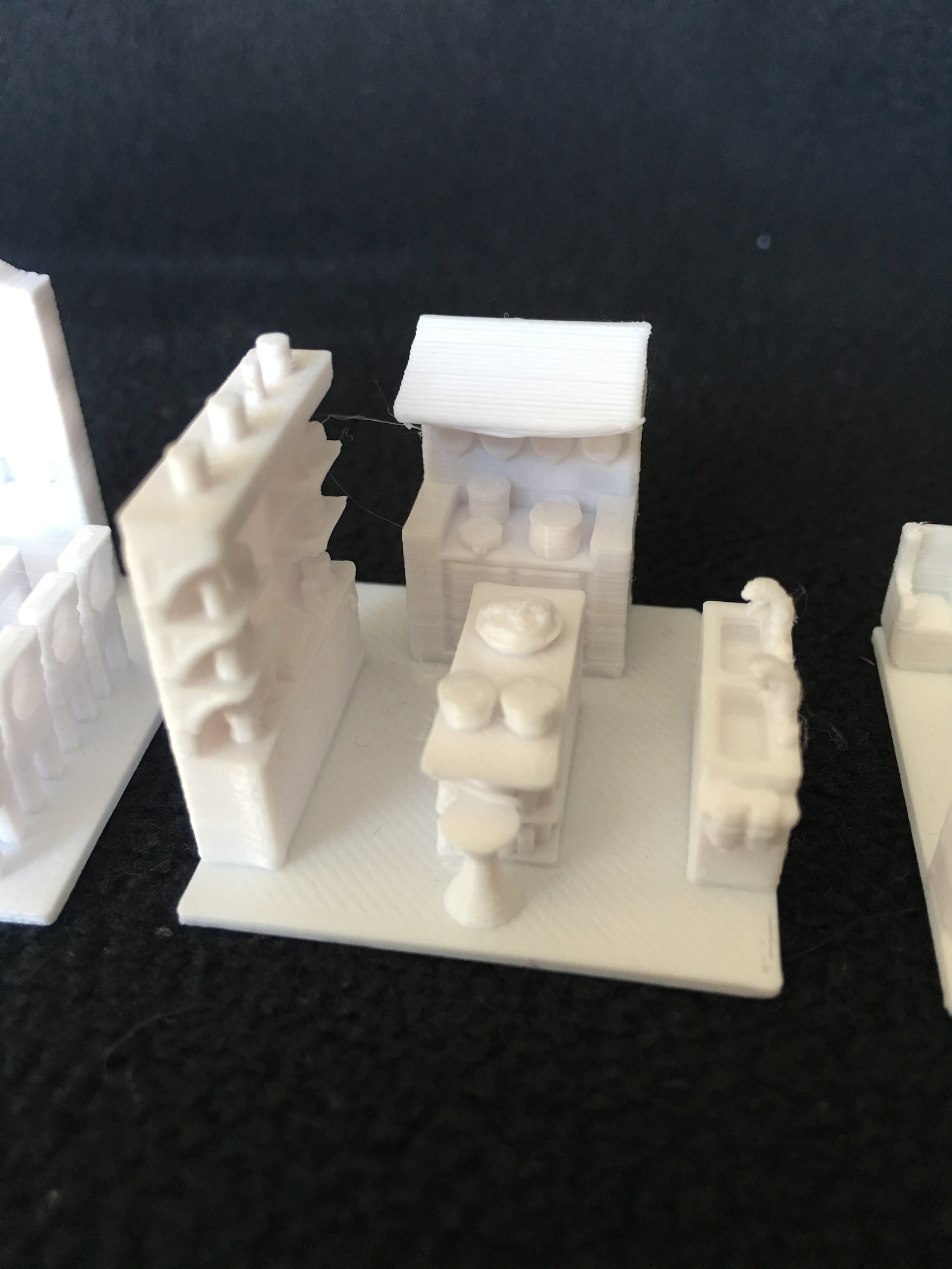 Paintable Miniature House Interior Set (5 White Rooms) - Fits Gold Rush ...