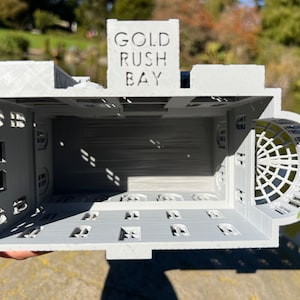 Miniature #37 Gray Ho-scale Addams House Victorian Mansion Nevermore ...