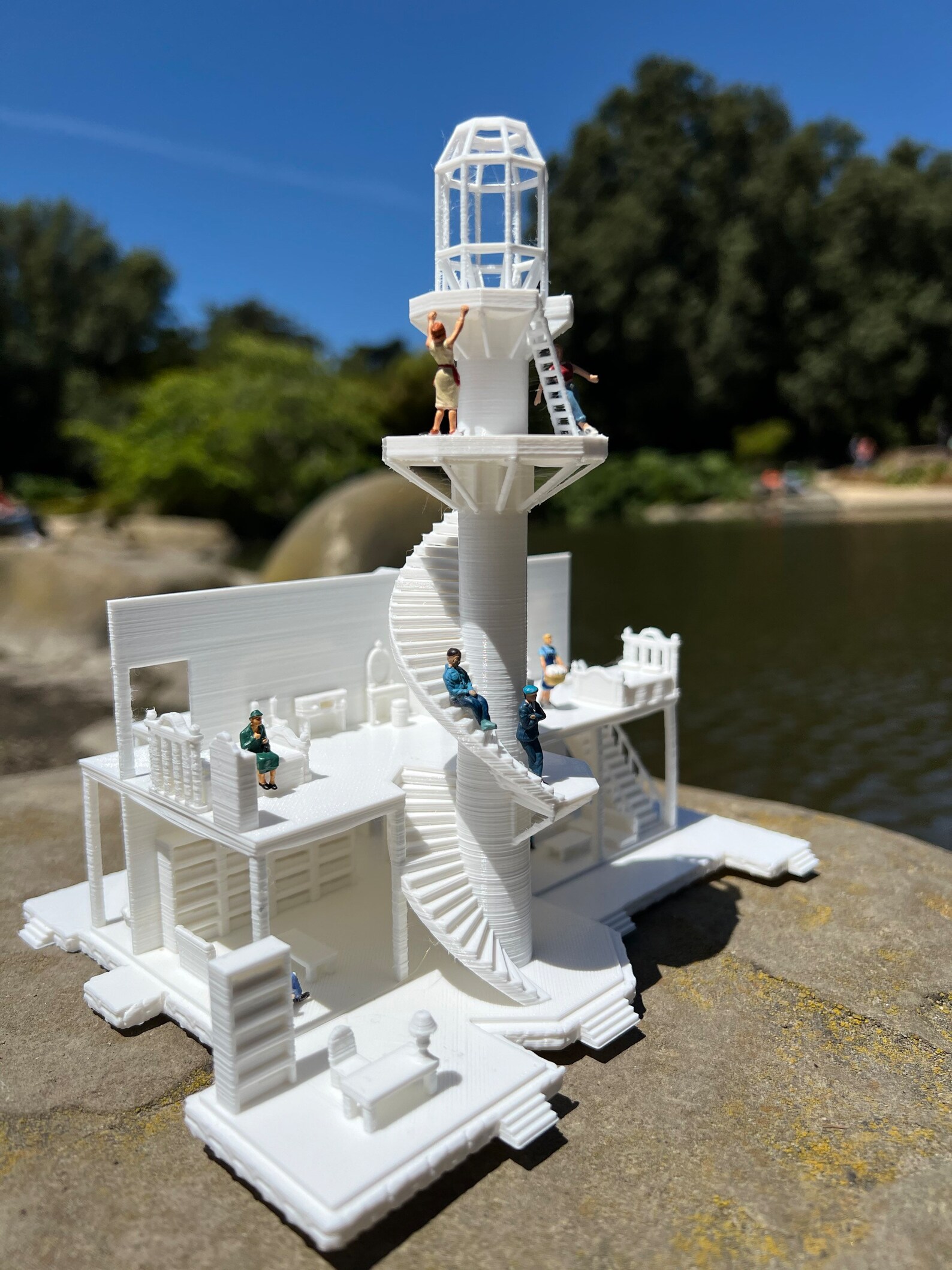 Miniature Victorian 10 Lighthouse Train Layout HO Scale - Etsy