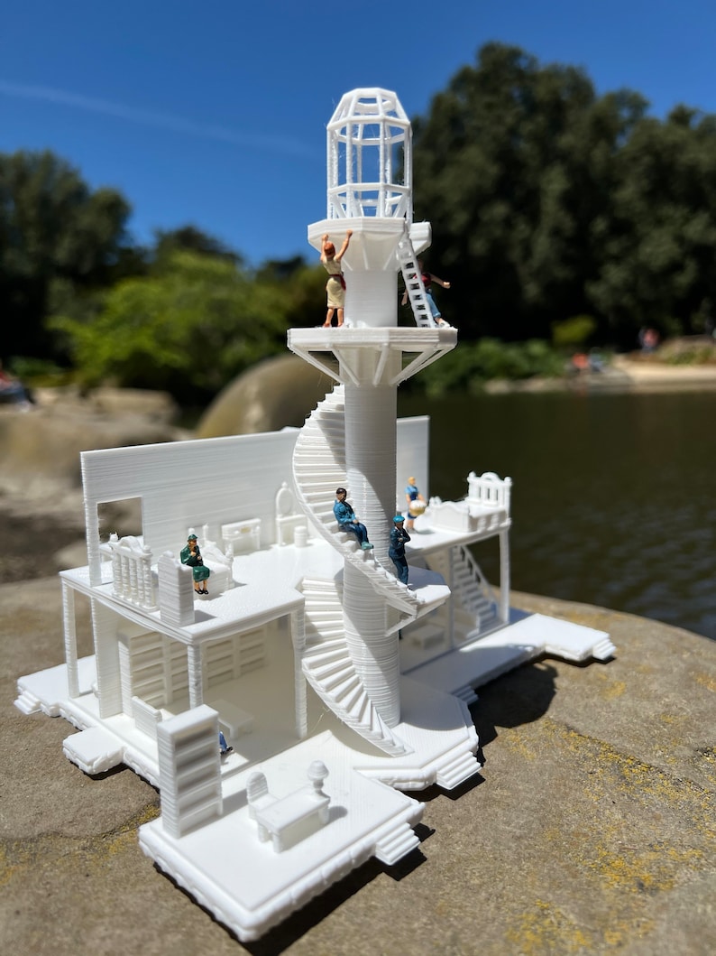 Miniature Victorian 10 Lighthouse Train Layout HO Scale - Etsy