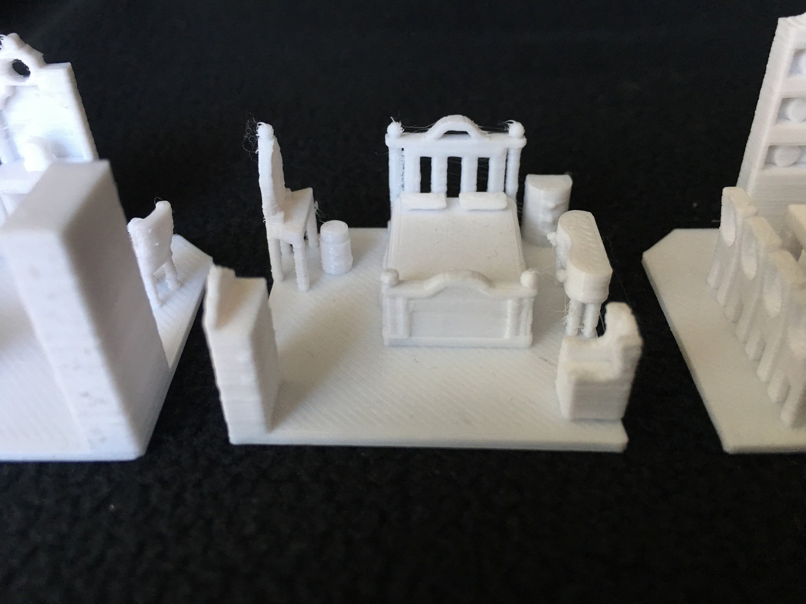 Paintable Miniature House Interior Set 5 White Rooms Fits - Etsy