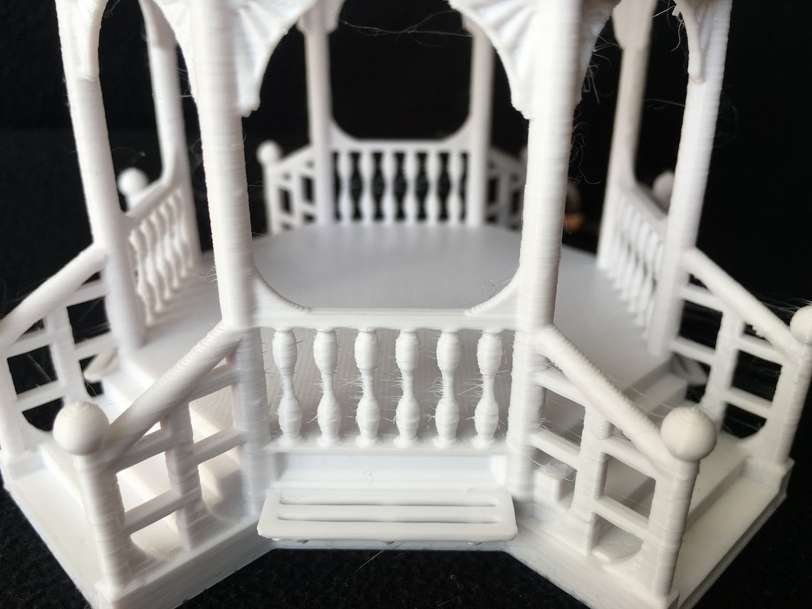 Paintable White Victorian #9 Park Gazebo/bandstand Model Houses - Etsy