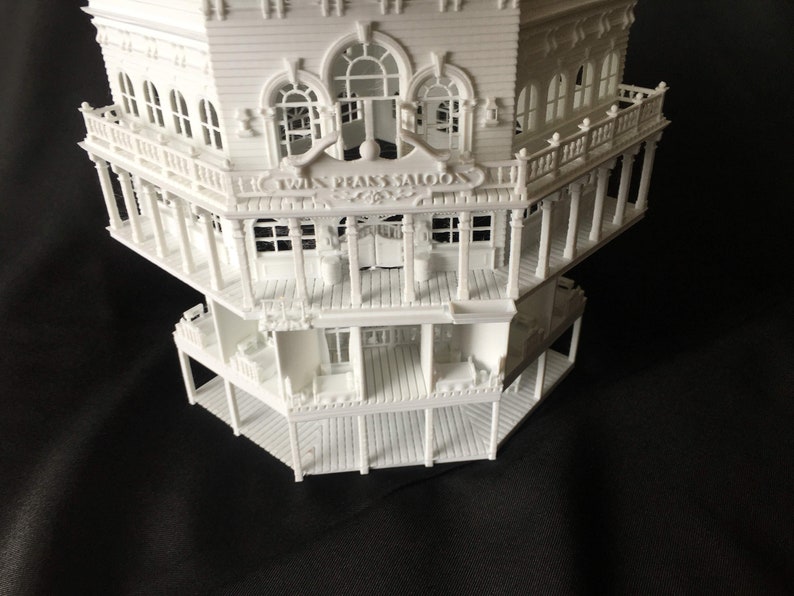 Miniature Old West #1 Saloon/hotel Built Ready HO Scale Interiors ...
