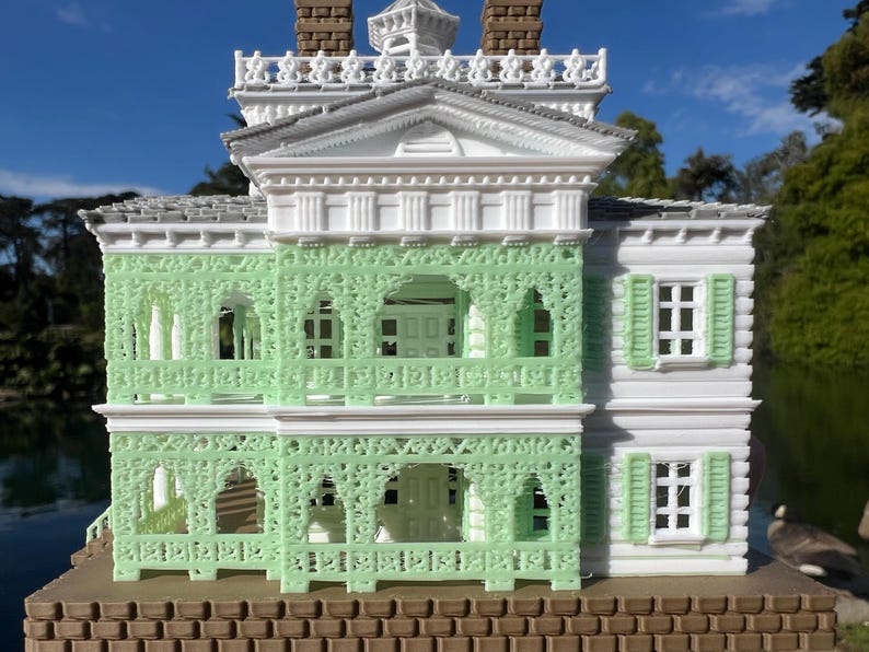 SMALL Shipley Mansion - New Orleans Style Southern House by Goldrushbay ...