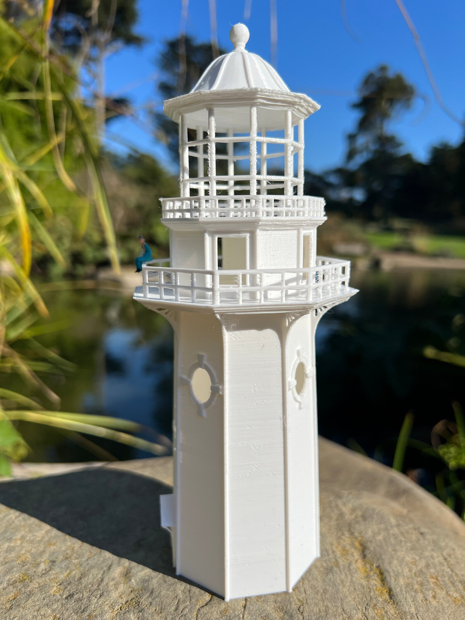 Miniature Victorian 10 Lighthouse Tower N Scale 1:160 White - Etsy