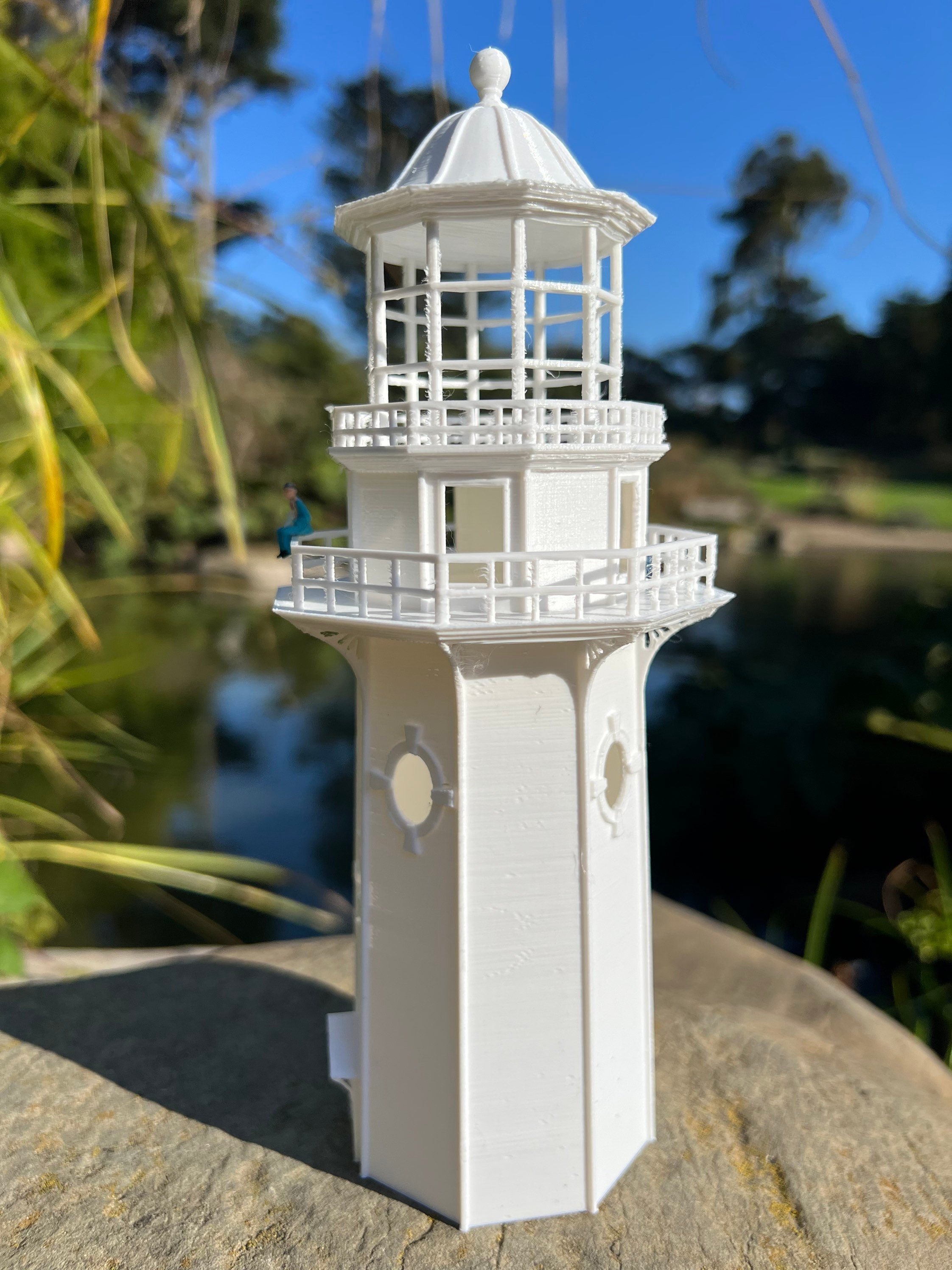 Miniature Victorian 10 Lighthouse Tower N Scale 1:160 White - Etsy