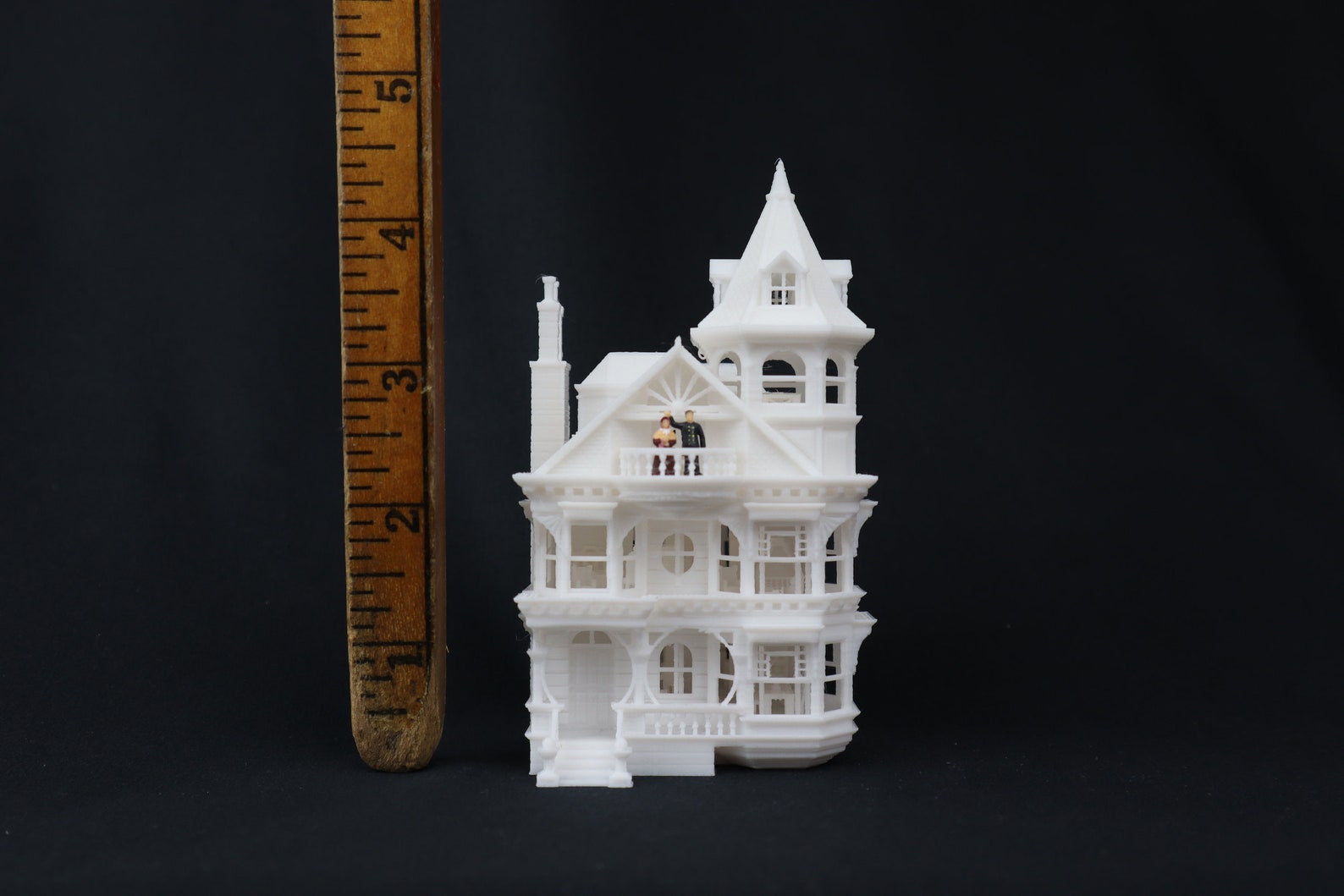 Small Miniature N-scale Queen Anne Victorian House Model - Etsy