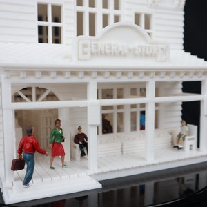 Large O-scale 1:48 Miniature Old West Frontier General Store Built ...