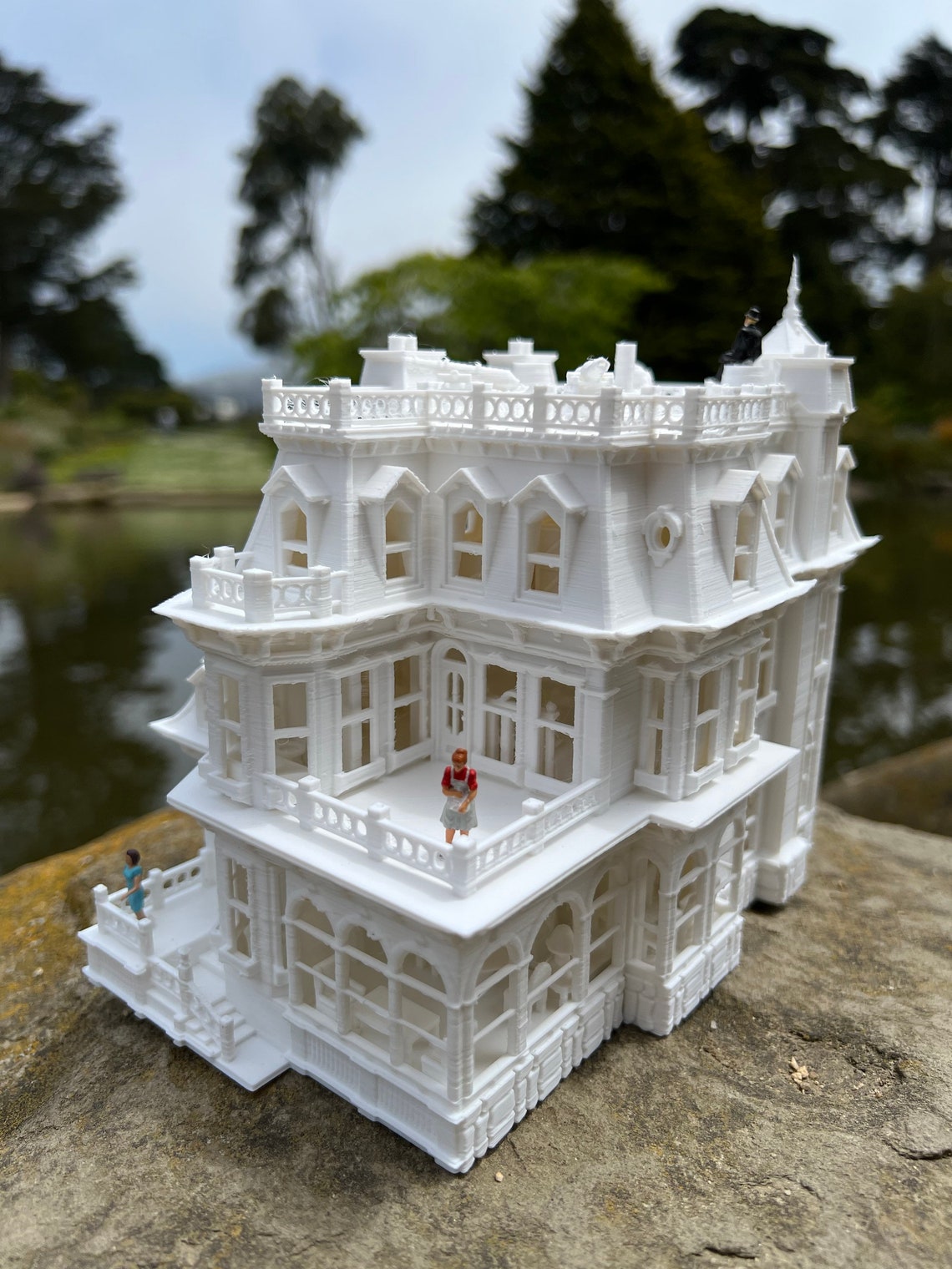 Victorian Miniature 14 captain Hightower Mansion - Etsy