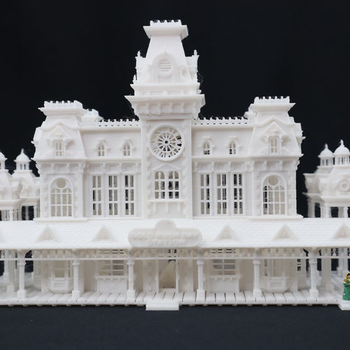 SMALL N-scale Miniature Assembled Miniature Victorian Station - Etsy