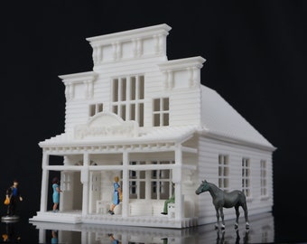 Miniature Old West General Store Assembled Ho-scale 1:87 | Etsy