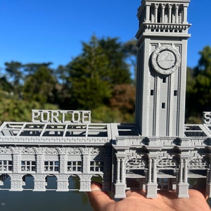 Miniature SF Ferry/train Station & Clock Tower N (1/160) Scale for ...