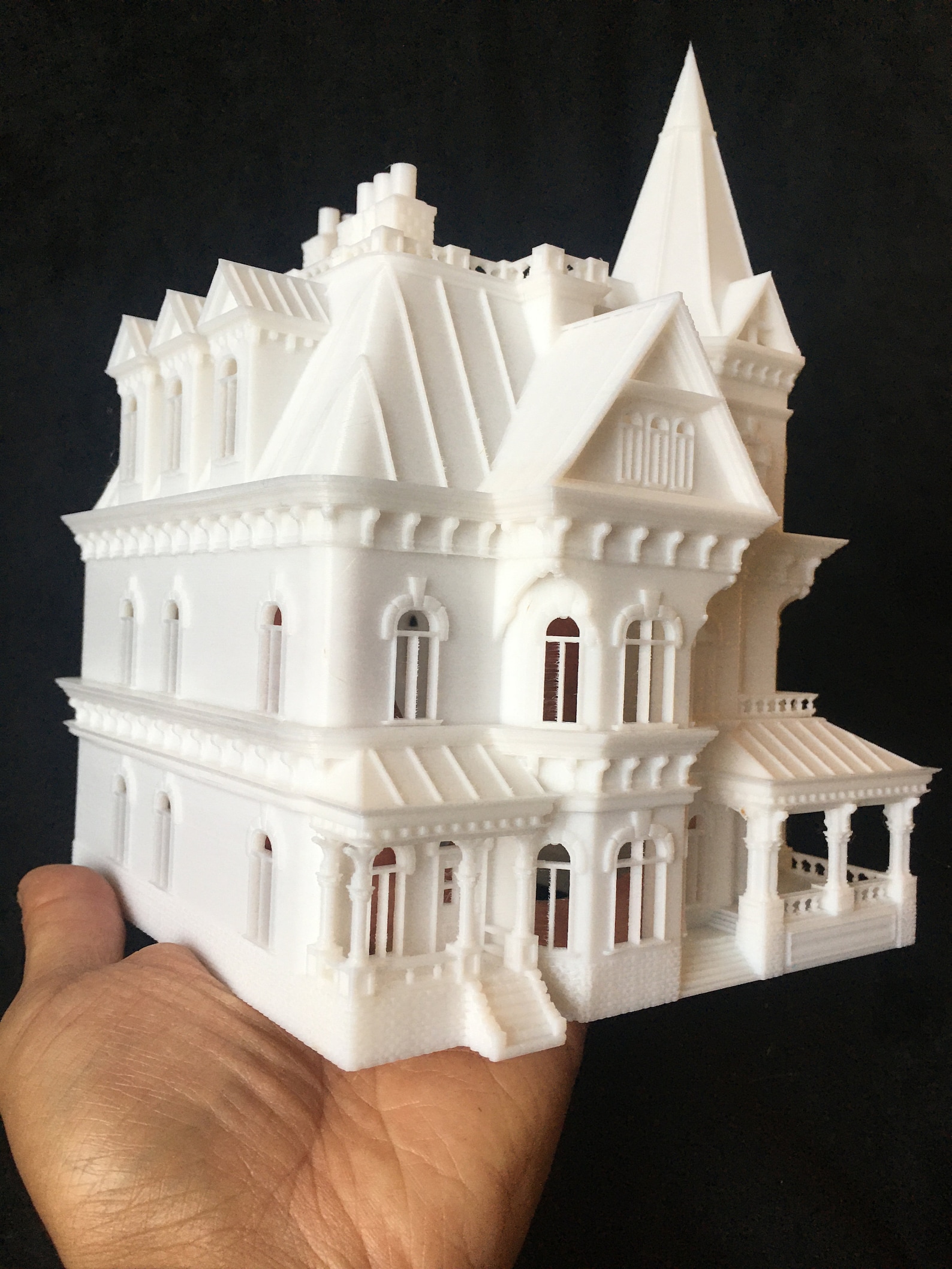 Miniature Victorian #12 Mansion "madam Sally House" Assembled Gothic - Etsy