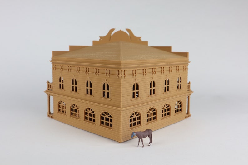 Miniature Old West 1 Saloon/hotel Built Ready HO Scale - Etsy