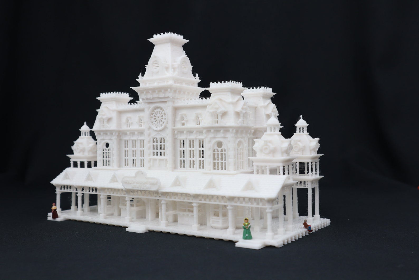 SMALL N-scale Miniature Assembled Miniature Victorian Station | Etsy