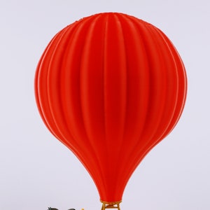 Miniature RED COLOR Ho-scale 1/87 Hot Air Balloon for Model Train or ...
