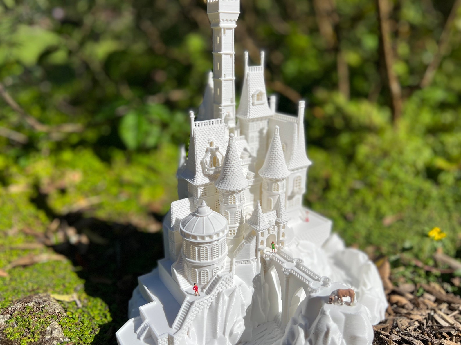 Miniature Beast Castle N (1/160) Scale House Beauty! - Etsy