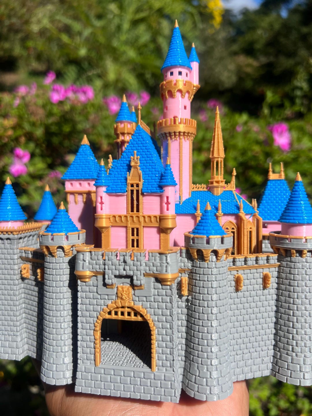 COLOR Miniature Neuschwanstein Sleeping Castle Miniature #40 White Ho ...