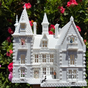 Gold Rush Bay Miniature "crystal Manor" French Mansion 1:87 (HO Scale ...